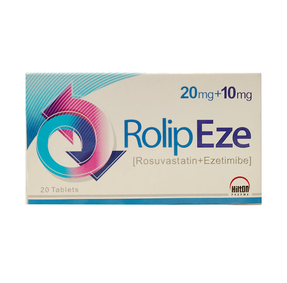 Rolip Eze 20mg+10mg 20 Tablets – One Health