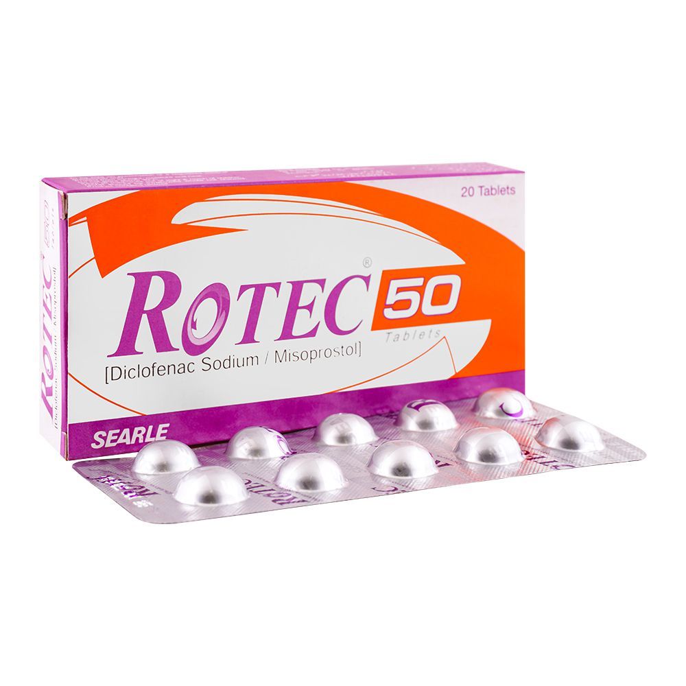 Rotec 50mg 20 Tablets – One Health