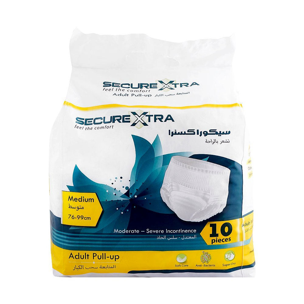 Secure Xtra Pull-Up Diapers Medium 10pcs – One Health