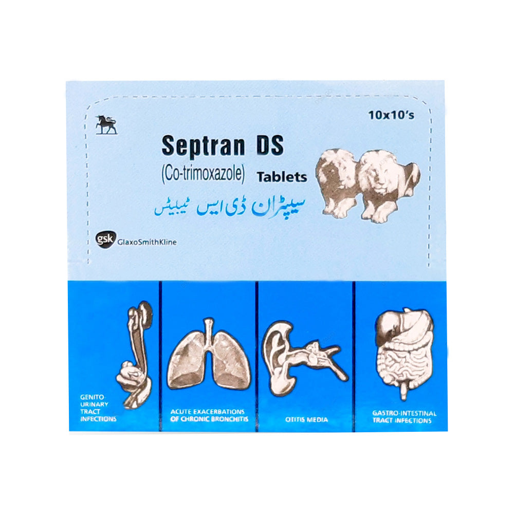 Septran DS 160/800mg Tablet 10x10's – One Health