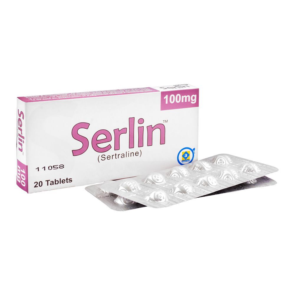 Serlin 100mg 20 Tablets – One Health