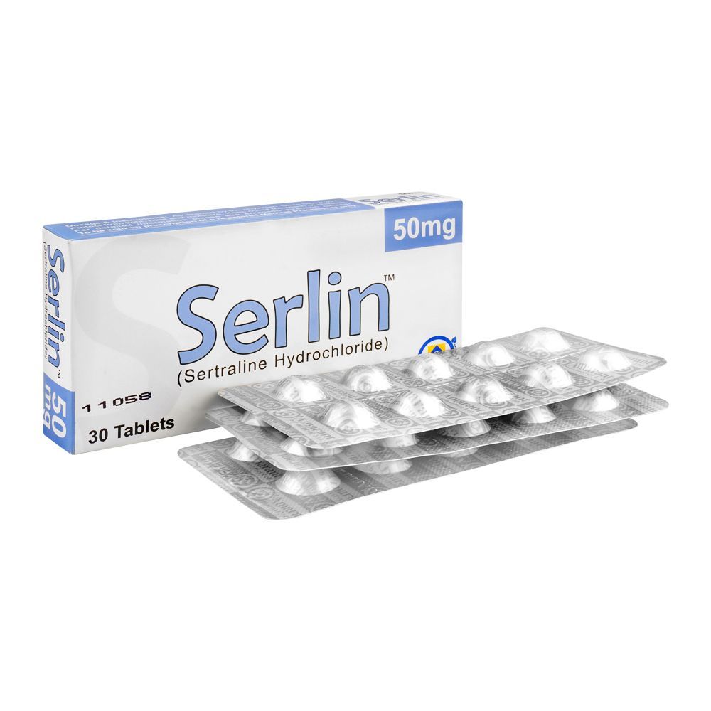 Serlin 50mg 30 Tablets – One Health