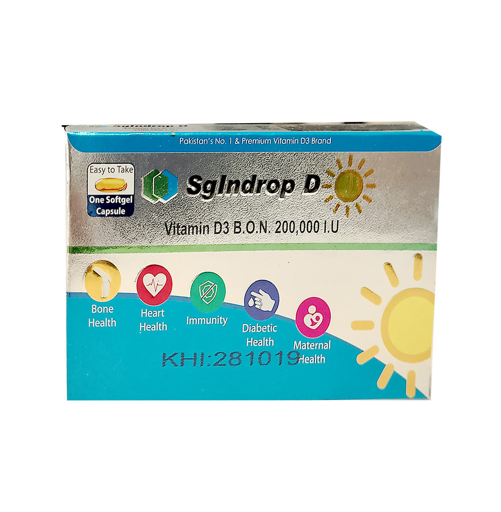 SgIndrop D 200,000 I.U Capsule 1's – One Health