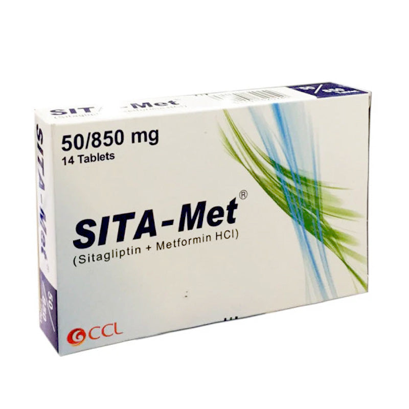 Sita-Met 50/850mg 14 Tablets – One Health