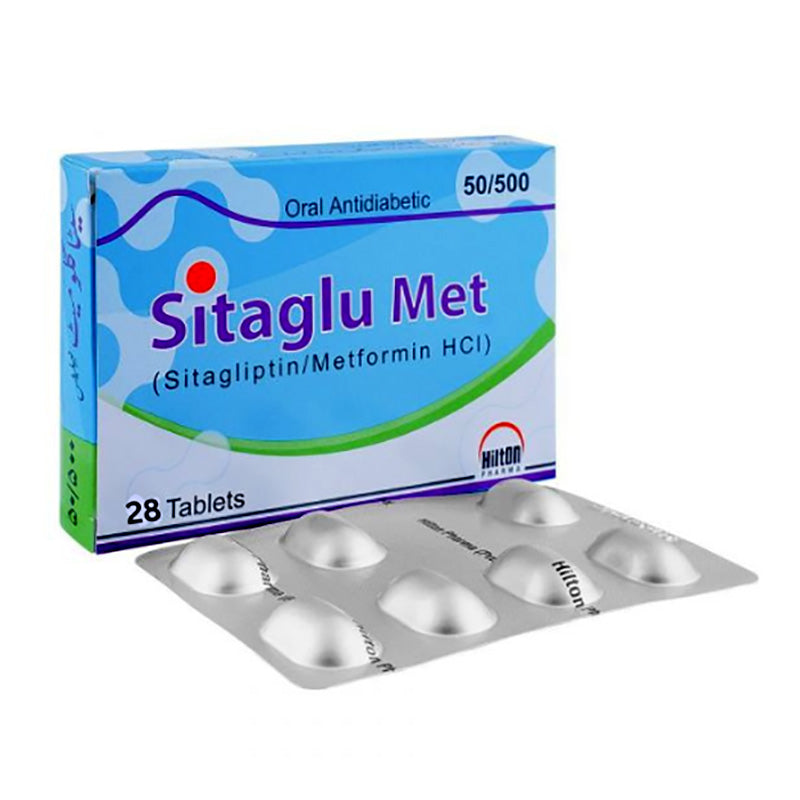 Sitaglu Met 50/500mg 28 Tablets – One Health