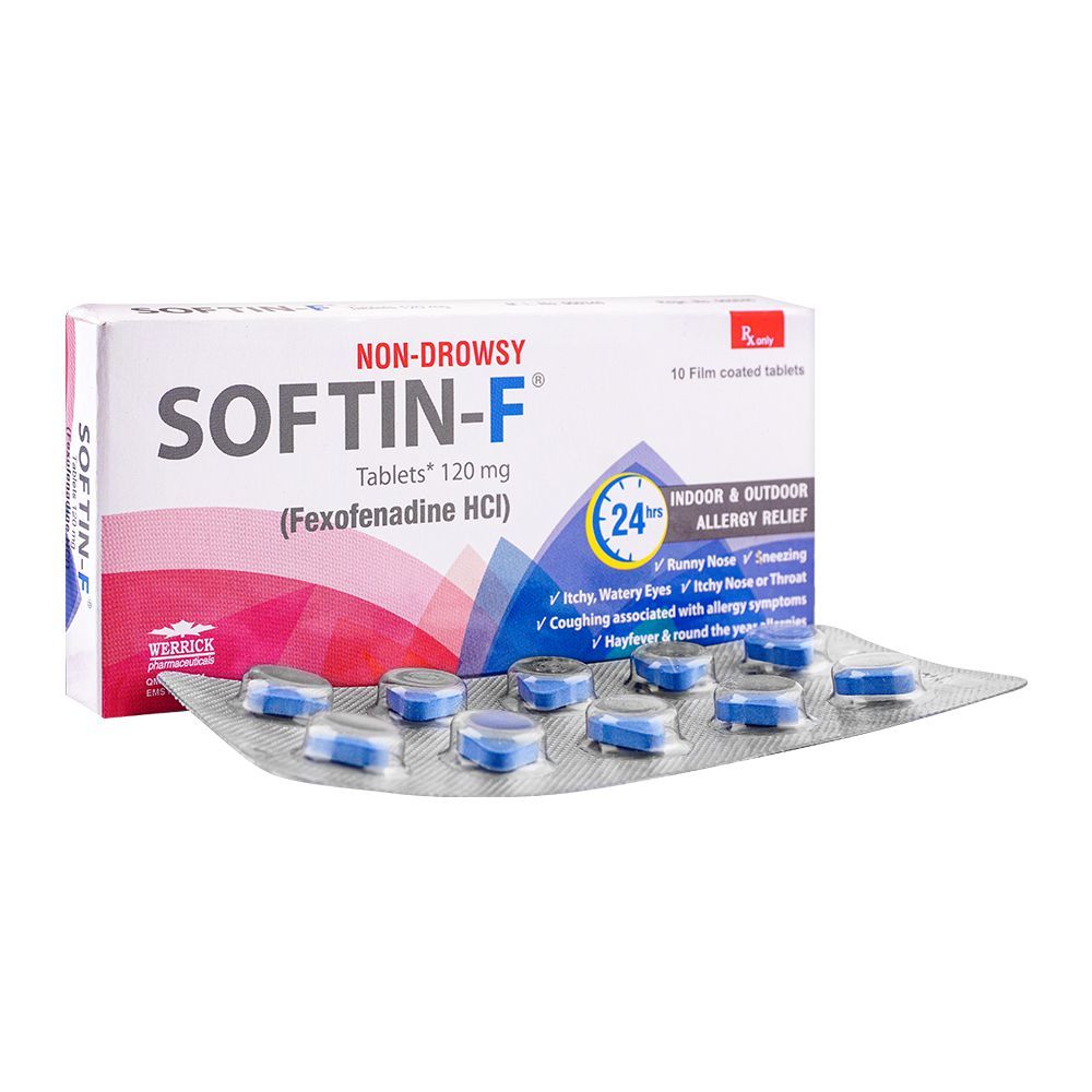 Softin-F 120mg 10 Tablets – One Health
