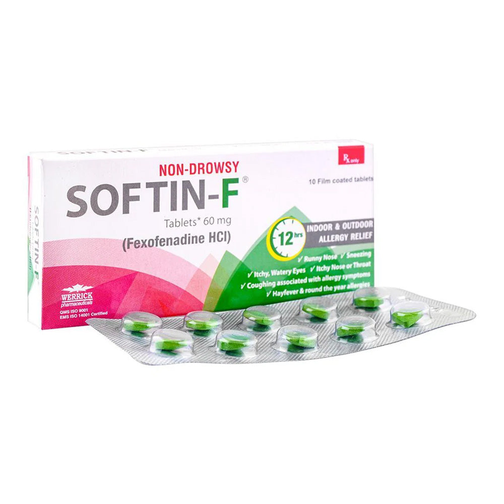 Softin-F 60mg 10 Tablets – One Health