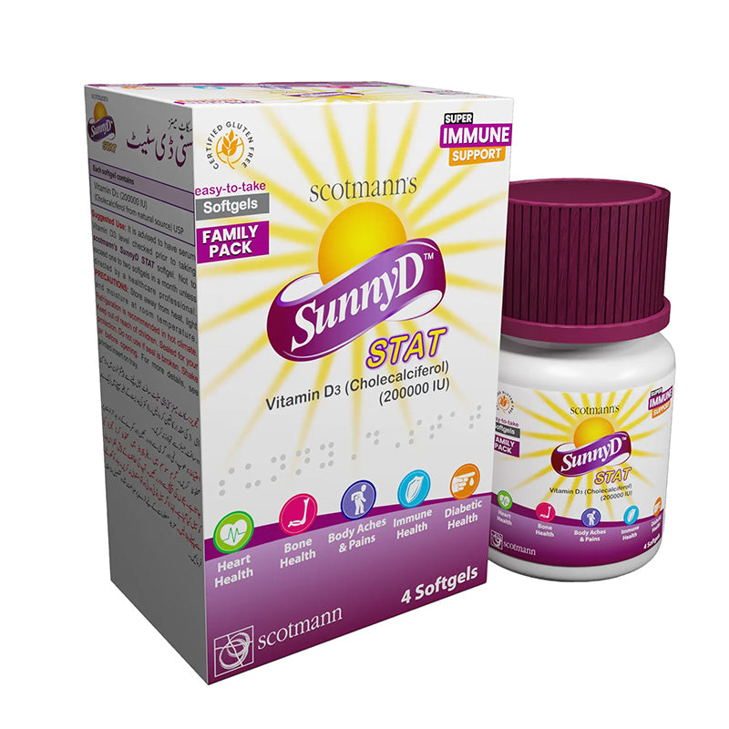 Sunny-D Stat 200000 IU 4 Softgels – One Health