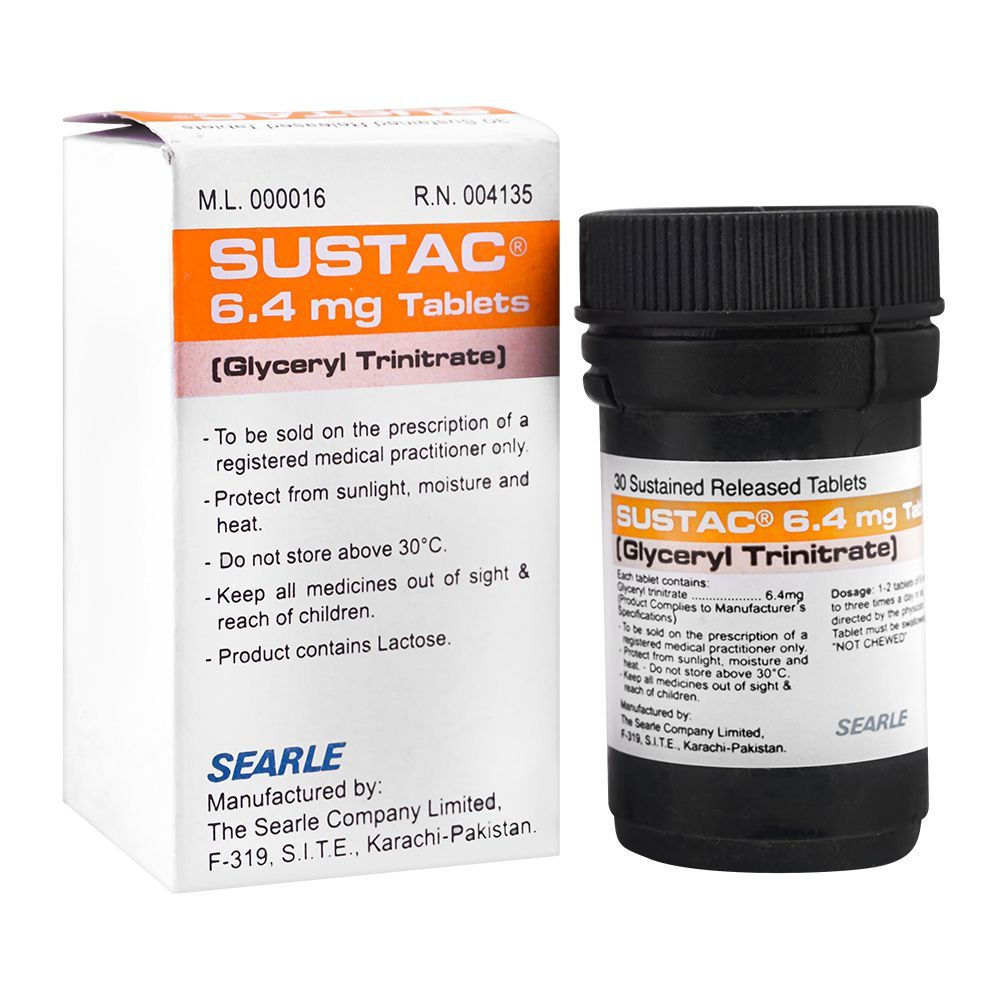 Sustac 6.4mg 30 Tablets – One Health