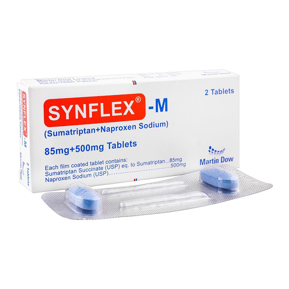 Synflex-M 85mg+500mg 2 Tablets – One Health