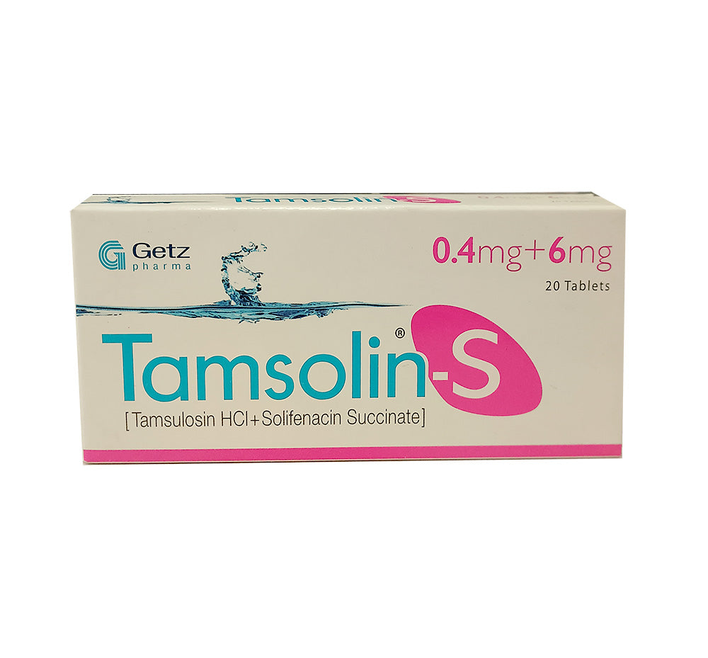 Tamsolin-S 0.4mg+0.6mg 20 Tablets – One Health