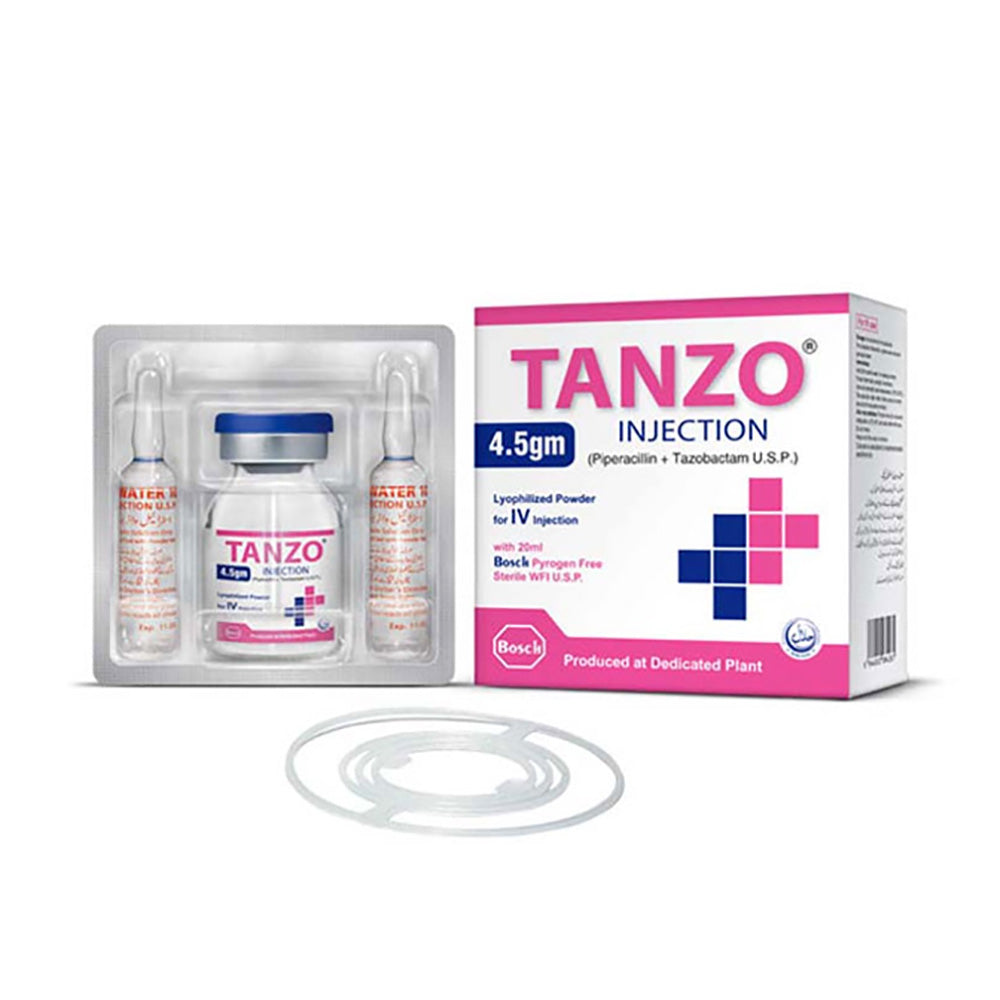 Tanzo 4.5g I.V Injection 1 Vial – One Health