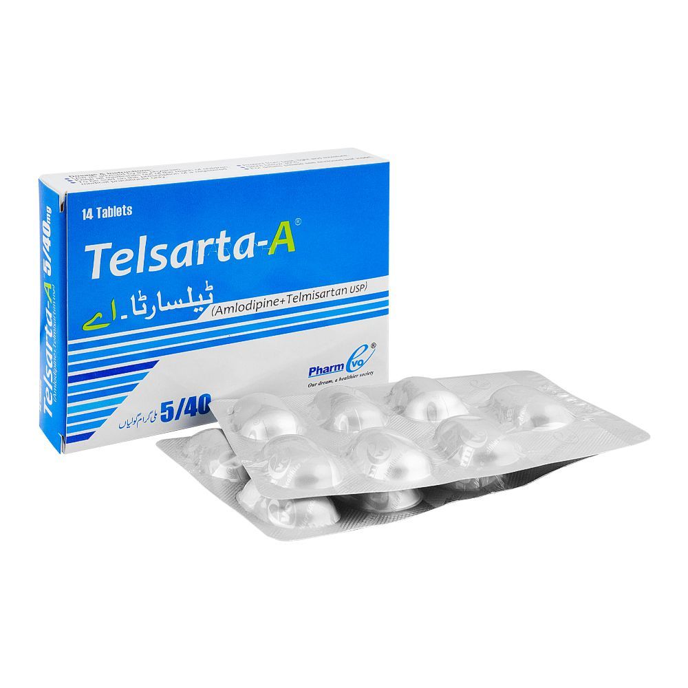 Telsarta-A 5/40mg 14 Tablets – One Health