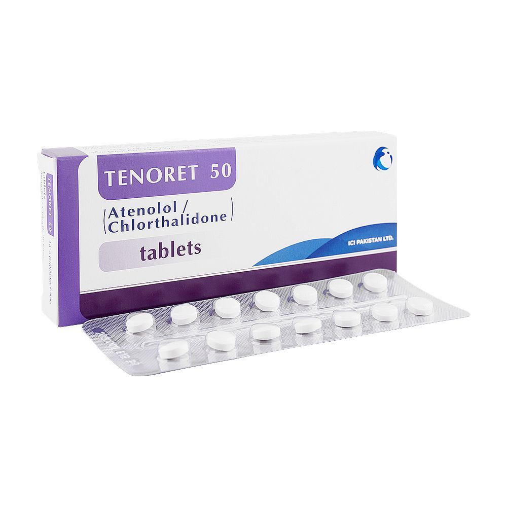 Tenoret 50mg 14 Tablets – One Health