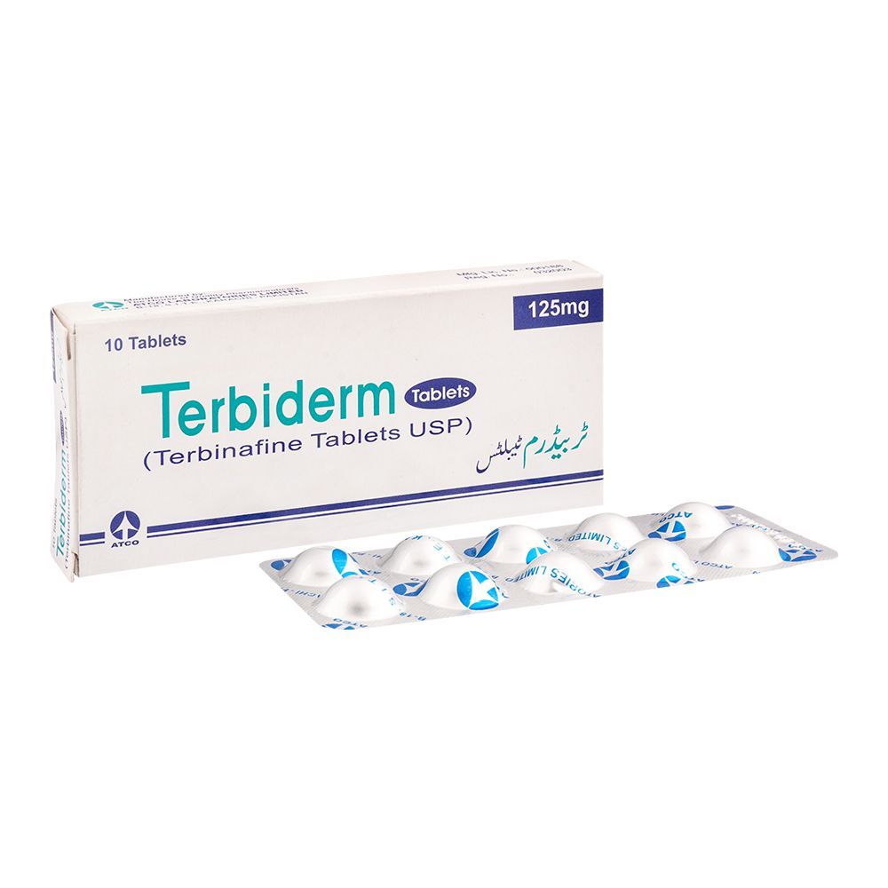 Terbiderm 125mg 10 Tablets – One Health
