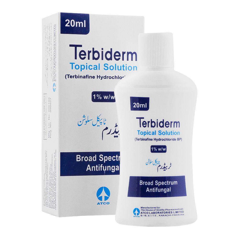 Terbiderm Topical Solution 1% 20ml – One Health