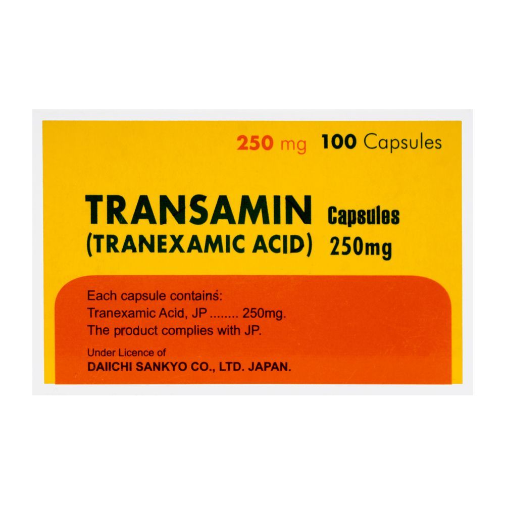 Transamin 250mg 100 Capsules – One Health