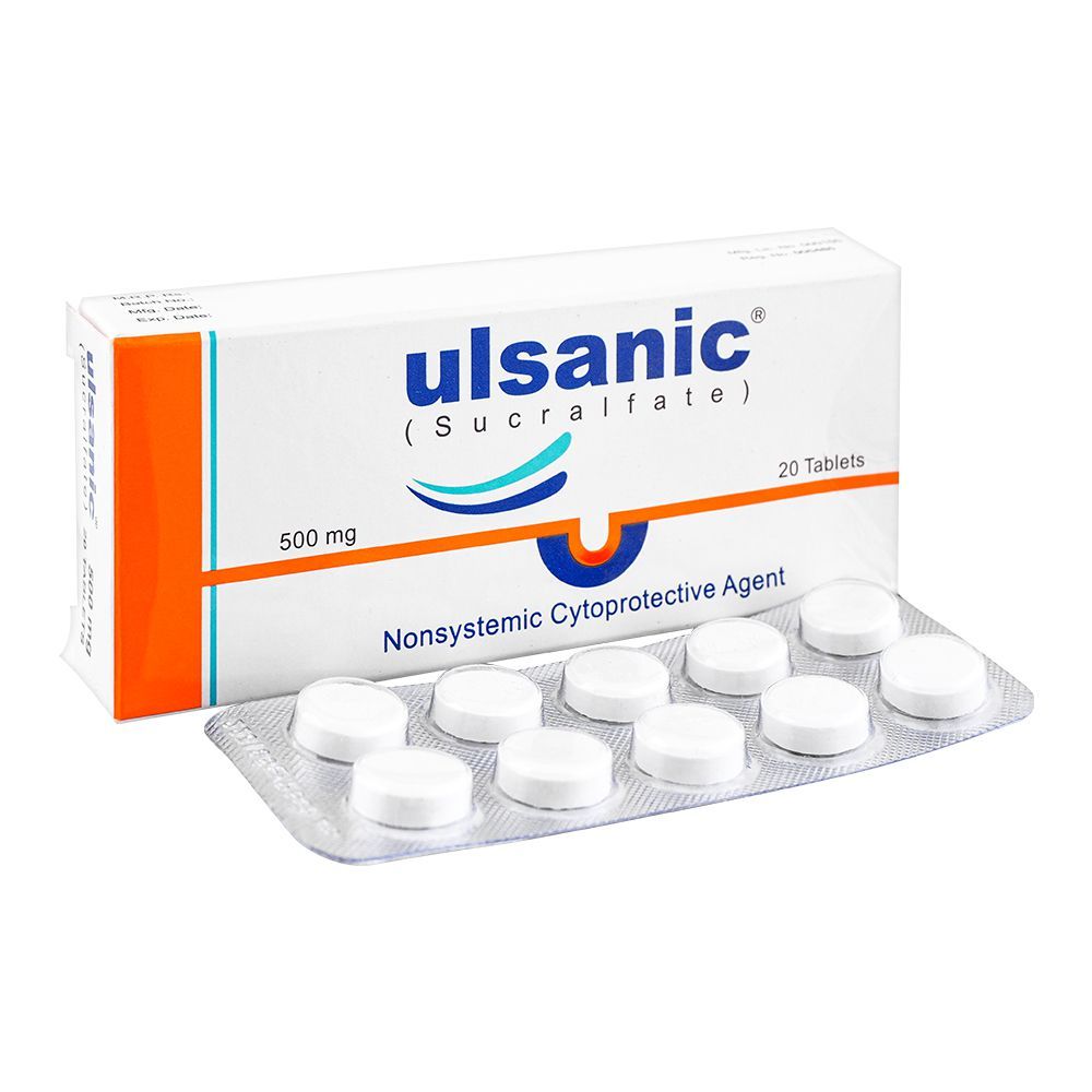 Ulsanic 500mg 20 Tablets – One Health