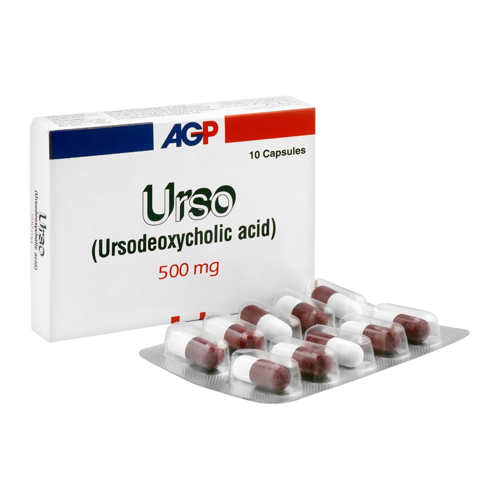 Urso 500mg 10 Capsules – One Health
