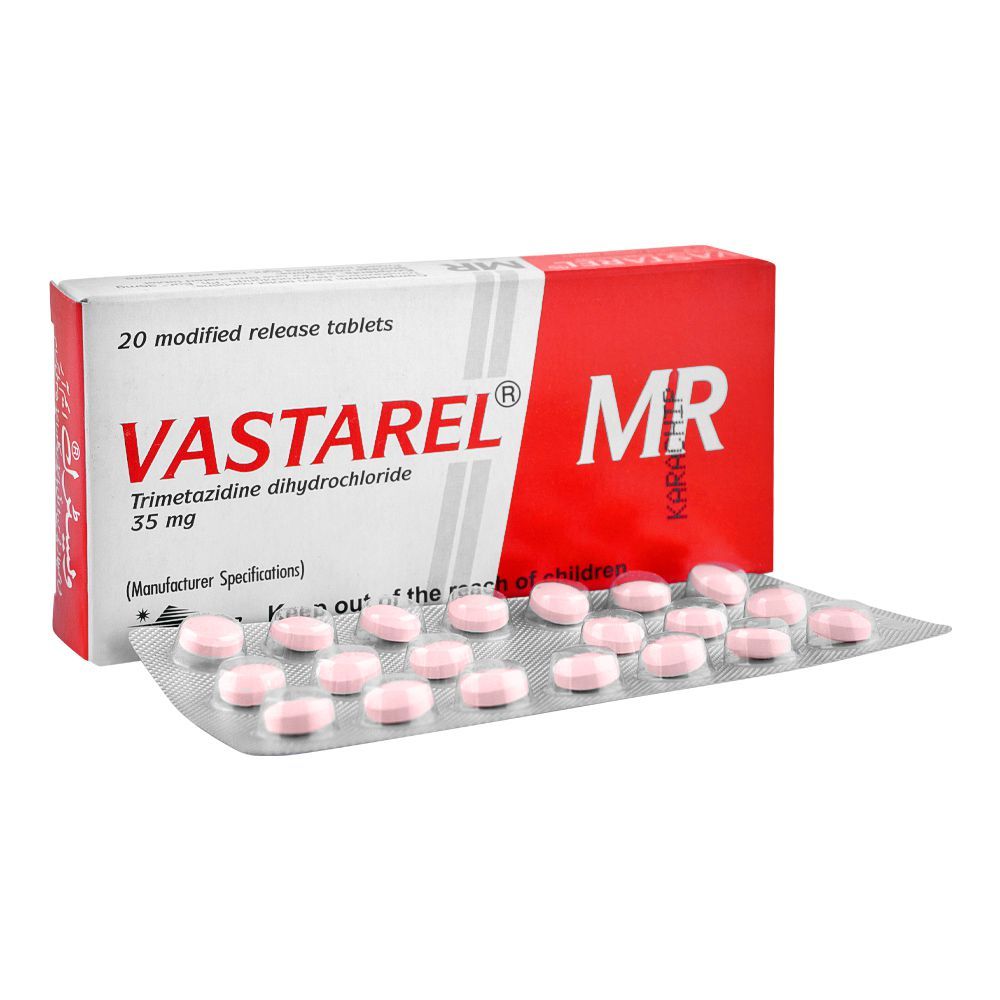 Vastarel MR 35mg 20 Tablets – One Health