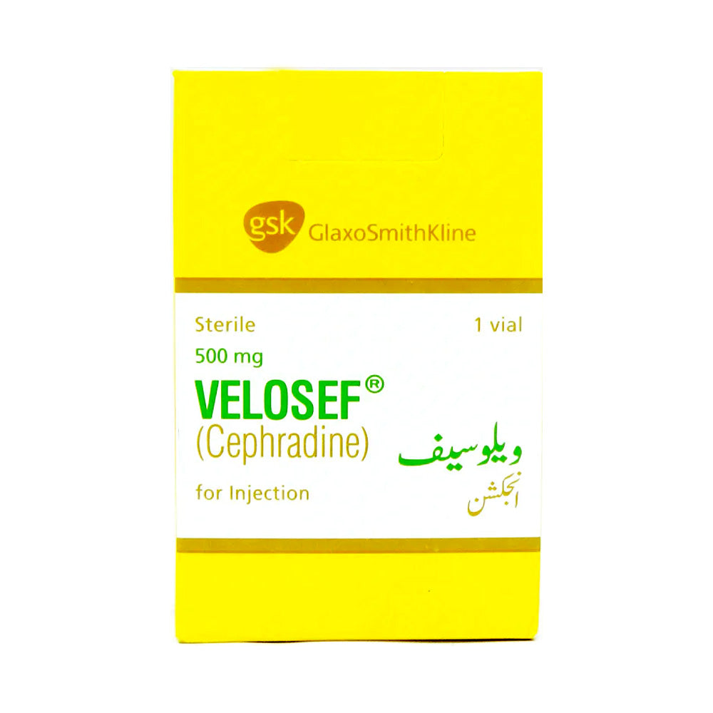 Velosef Injection 500mg 1 Vial – One Health
