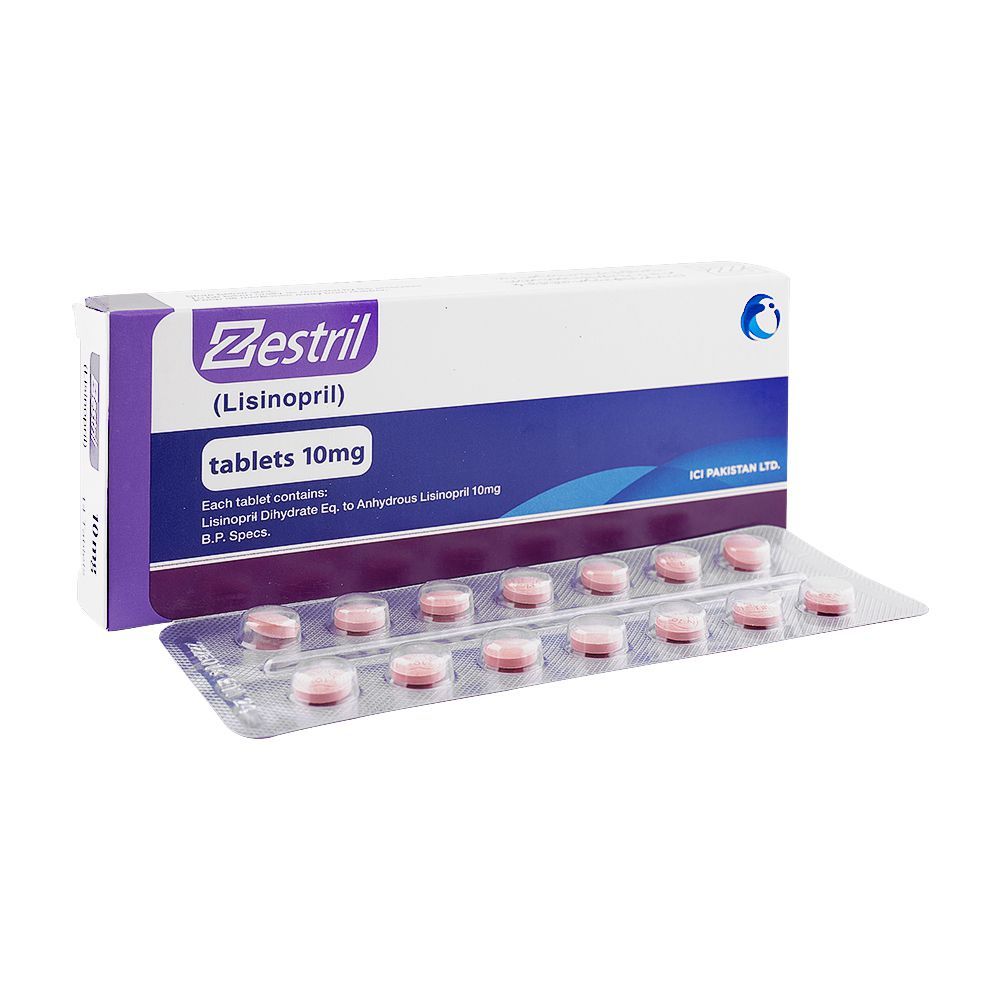 Zestril 10mg 14 Tablets – One Health