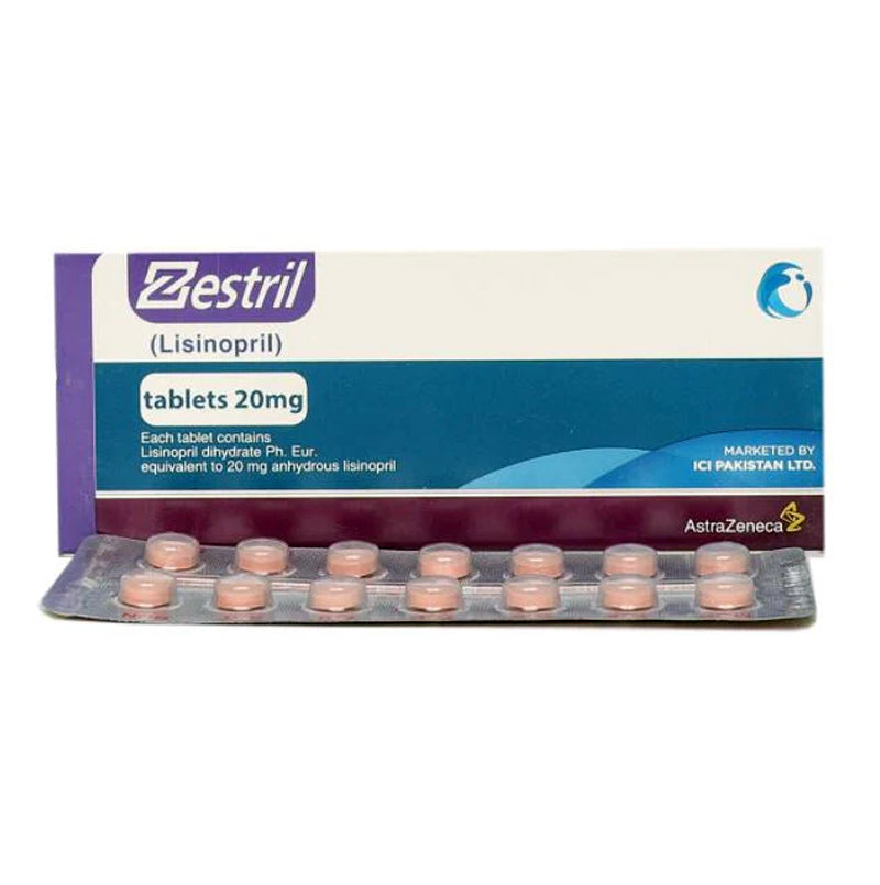 Zestril 20mg 14 Tablets – One Health