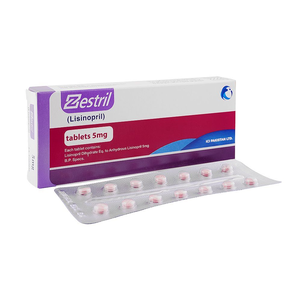 Zestril 5mg 14 Tablets – One Health