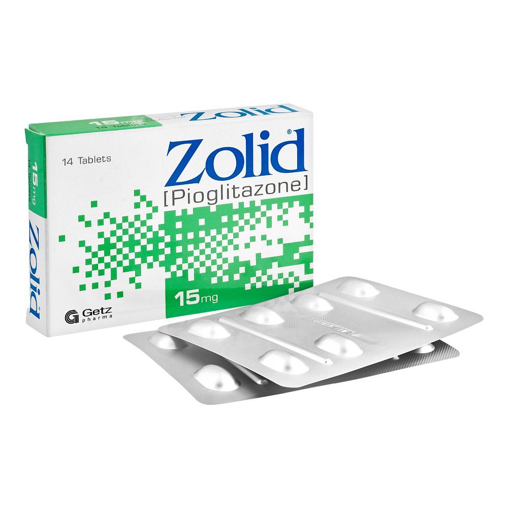 Zolid 15mg 14 Tablets – One Health